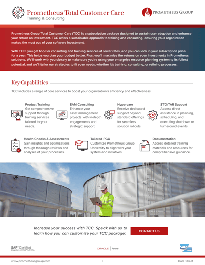 Prometheus Total Customer Care Data Sheet | Prometheus Group